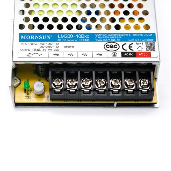 Quality 200W AC And DC CCTV Camera Power Supply 90VAC Enclosed Type CE for sale