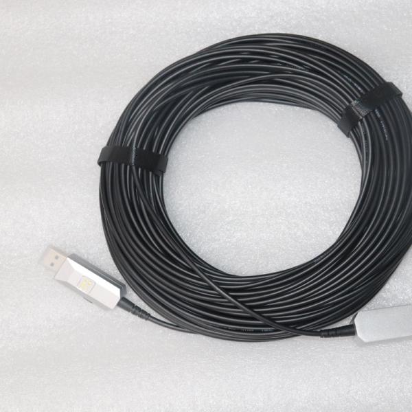 Quality 50m 5Gbps USB3.0 Active Optical Cable Male To Female AOC Cable for sale