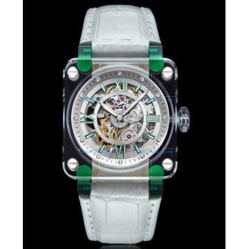 Quality Transparent Color Sapphire Crystal Watch Case Al2O3 Single Crystal Hardness 9.0 for sale