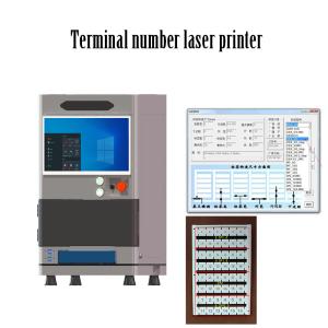 Quality Small Portable Terminal Marking Strip Laser Marking Machine Optical Fiber Laser for sale