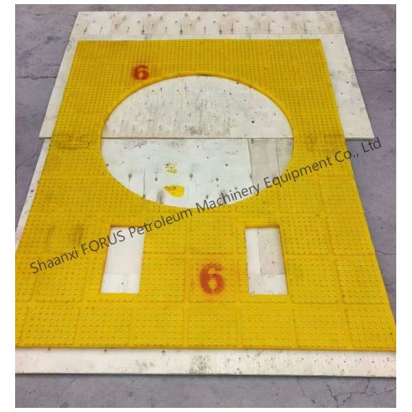 Quality Rotary Table Anti Slip Mat Thickness 30MM PU Anti-Slip Mat For Drilling Rotary Table for sale