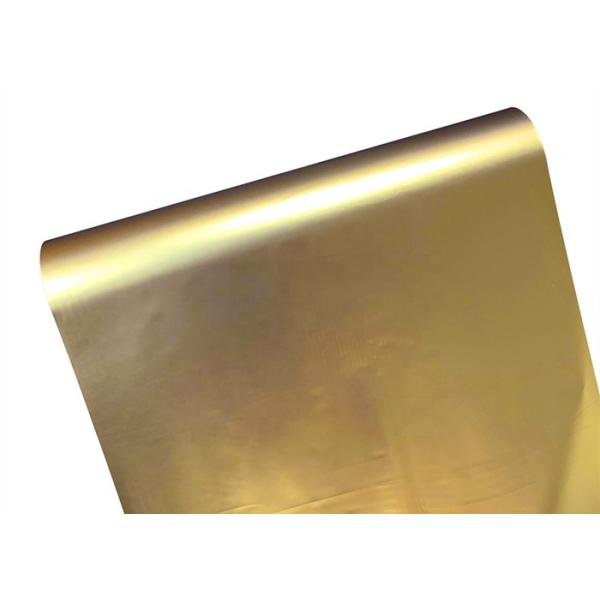 Quality Customized Metalized BOPP Film Glitter Gold Aluminum Foil Laminated Polyester for sale