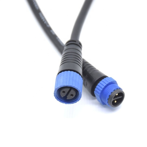 Quality M15 Waterproof Plug 2pin 3pin 4pin 5pin Threaded Male Female for Led Streetlight Module for sale