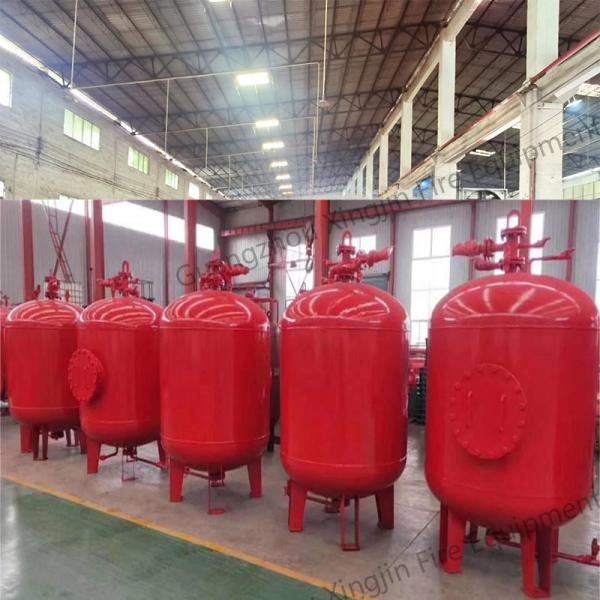 Quality TUV Certified Fire Extinguishing System Vertical / Horizontal Bladder Tank In for sale
