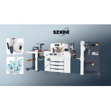 Professional Gray White Flatbed Die Cutting Machine with Safety Protection