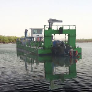 Quality Over 25m Depth Sea Sand Cutterhead Suction Dredge Driven By Diesel Engine for sale