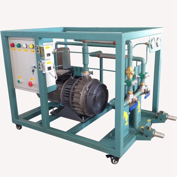 Quality R1233zd R123 Refrigerant Recovery Machine Low Pressure 2HP Oil Less Refrigerant Recharge Machine for sale