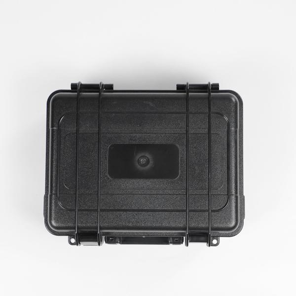 Quality Six Watches Water Resistant Watch Box Black Plastic for sale
