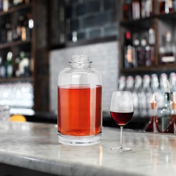 Quality Glass Liquor Bottle 750ml 500ml for Beverages and Liquors for sale