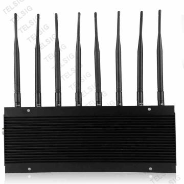 Quality 8 Channel Signal Jamming Device , Anti GPS Tracking Cell Phone Blocker OEM / ODM for sale