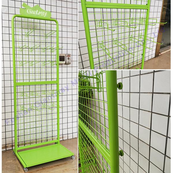 Quality Shop Potato Chip Rack Metal Wire Display Stand for sale