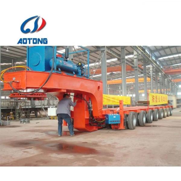 Quality 3000ton Max Payload Aotong Multi Axles Hydraulic Axis Steerable Modular Semi for sale