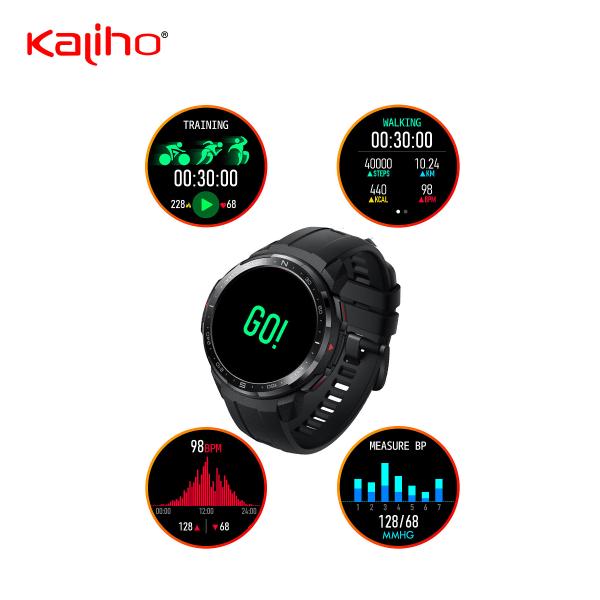 Quality 390*390 Pixel GPS Running Sport Smartwatch Realtek 6621 for sale
