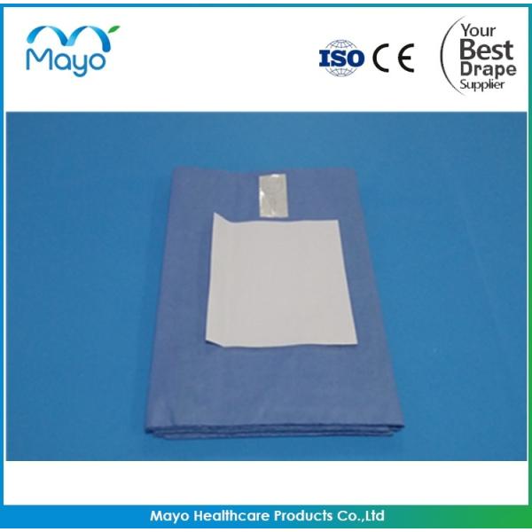 Quality Blue Nonwoven Surgical Eye Drapes Hospital For Neuro Operation for sale