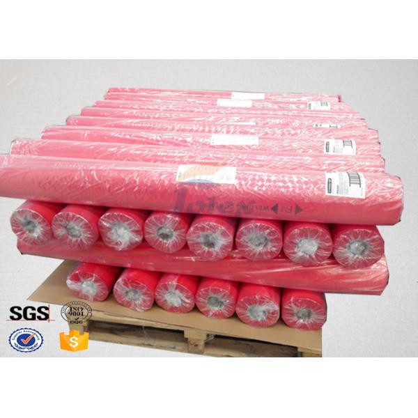 Quality 60 " Polyurethane Coated Fiberglass Fire Blanket With ISO9001 Certificate for sale