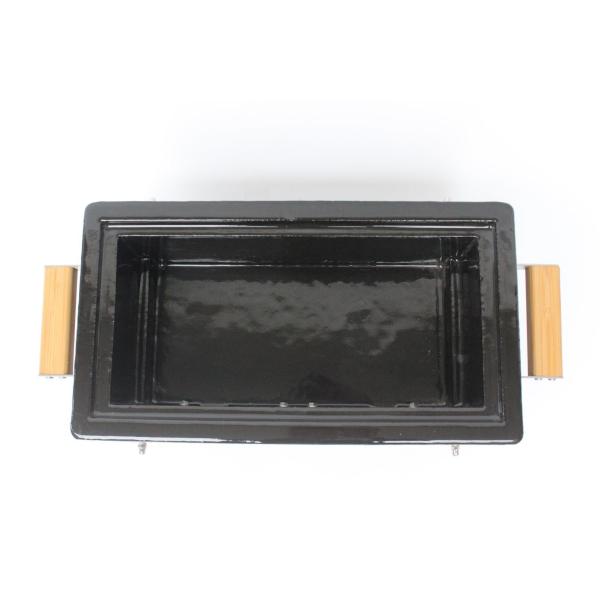Quality Ceramic Charcoal BBQ Grill Hibachi Grill Rectangle in Color for sale