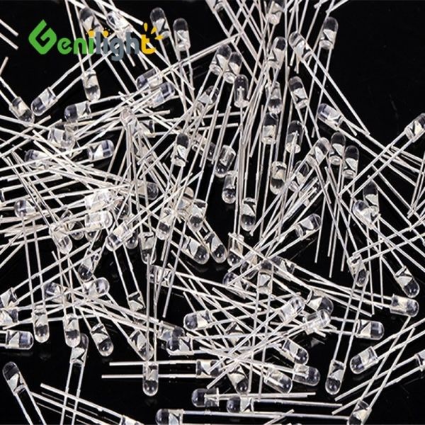 Quality 3Mm F3 Red LED Diode DC3V 20MA Ampoule Lampes Composants Current Max None for sale