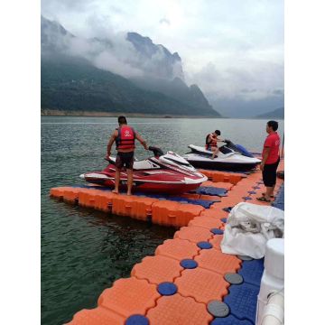 Quality Cube Type PE Pontoon / Plastic Floating Pontoon For Bridge for sale