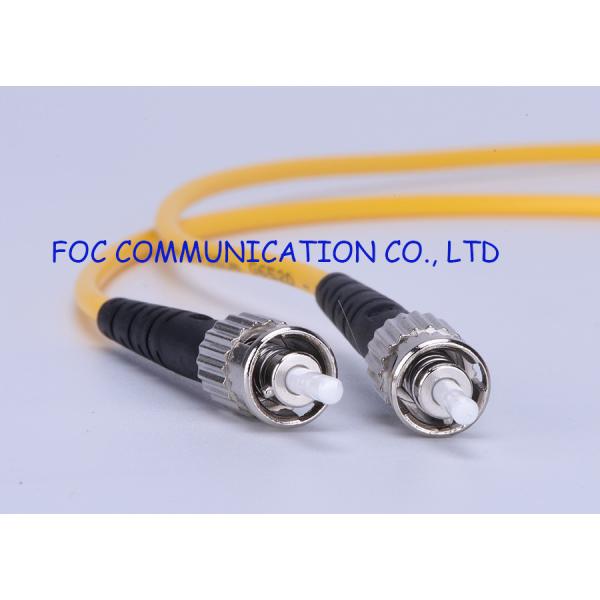 Quality Optical Fiber Patch Cord 9/125 Fiber Optic Patch Cord Single Mode ST SC 3.0mm For WAN Systems for sale