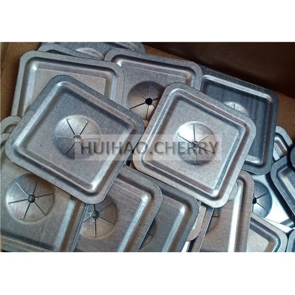 Quality 38mm Square Self-Locking Washer Speed Clips For Insulation Galvanized Steel for sale