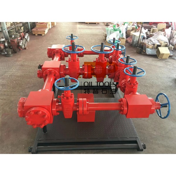 Quality Oil Well Testing Hydraulic Choke Manifold 5000 Psi For Wellhead Flow Control API for sale