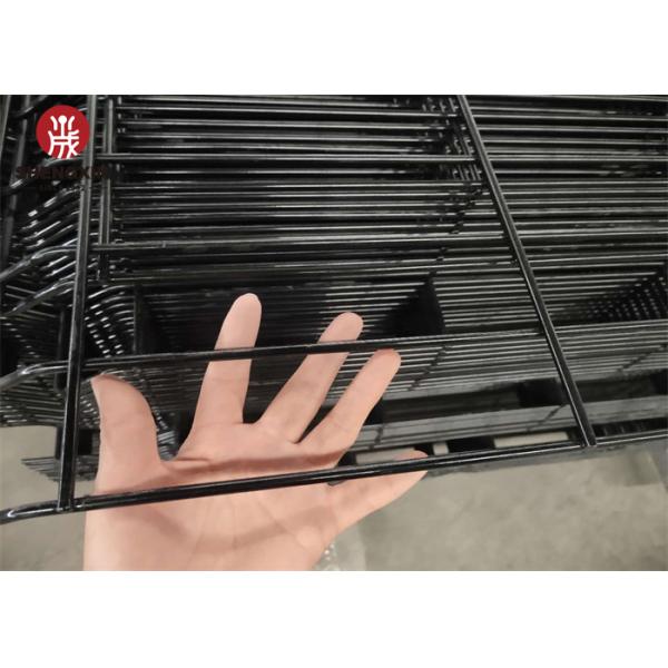 Quality Round Post Metal Wire Fence Triangle Bend 3D Panel for sale