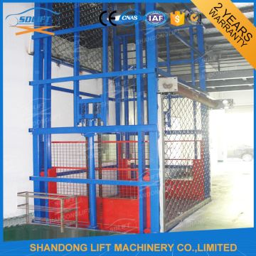 Quality Construction Material Handling Warehouse Elevator Lift 2 T Loading Capacity for sale