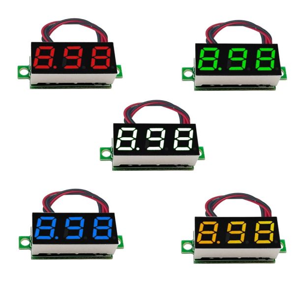 Quality LED Digital Ammeter Voltmeter Voltage Current Meter 0.28/0.36/0.56 Inch for sale
