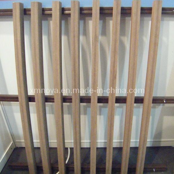 Quality Outdoor Wood Plastic Composite WPC Decking Fence NY75*25 with Wood Grain Pattern for sale