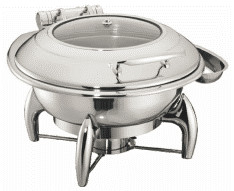 Quality Hygiene Commercial Cooking Equipment 6L Round Chafers W/O Frame for sale
