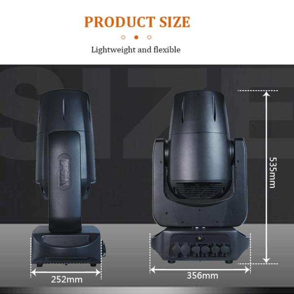 Quality New IP66 Waterproof 100w Laser Beam Moving Head Light Outdoor Dmx Stage Lighting for sale