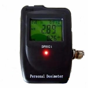 Quality Personal Dose Alarm Radiation Survey Meter Dp802i Geiger Counter Dosimeter for sale