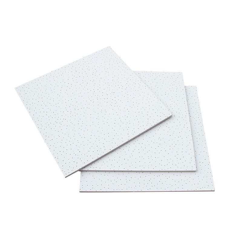 Decorative Material Reinforced Mineral Wool Fiber Ceiling Board / Panel