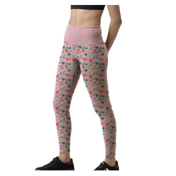 Quality Slim Fit Custom Sublimated Leggings Yoga Pants Sportswear  Ankle Length for sale