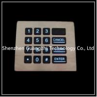 Quality Vending Machine Backlit Numeric Keypad Customizable Layout Shake Proof for sale