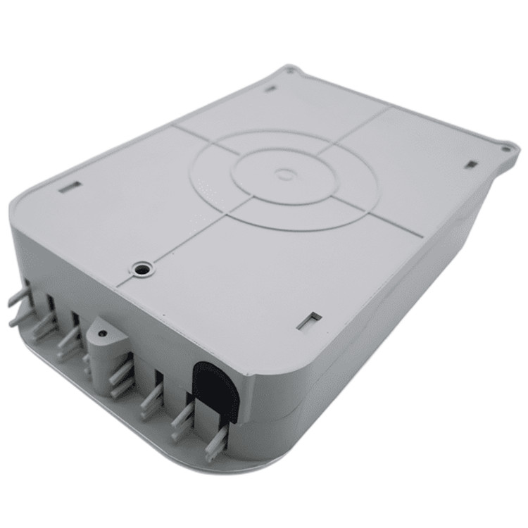 Quality 16Core Splitter FTTH Distribution Box UPC / APC Wall Mount Light Grey for sale