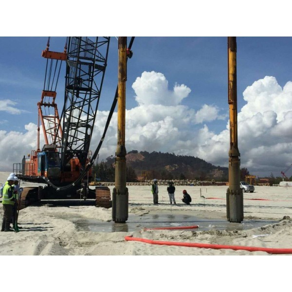 Quality Integrated High-pressure Flushing Channel Top Feed Vibroflot Smooth Penetration Loose Sand for sale