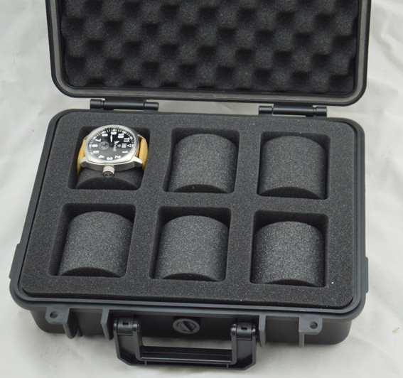 Quality Black Plastic Waterproof Watch Box ABS PP Alloy IP67 for sale