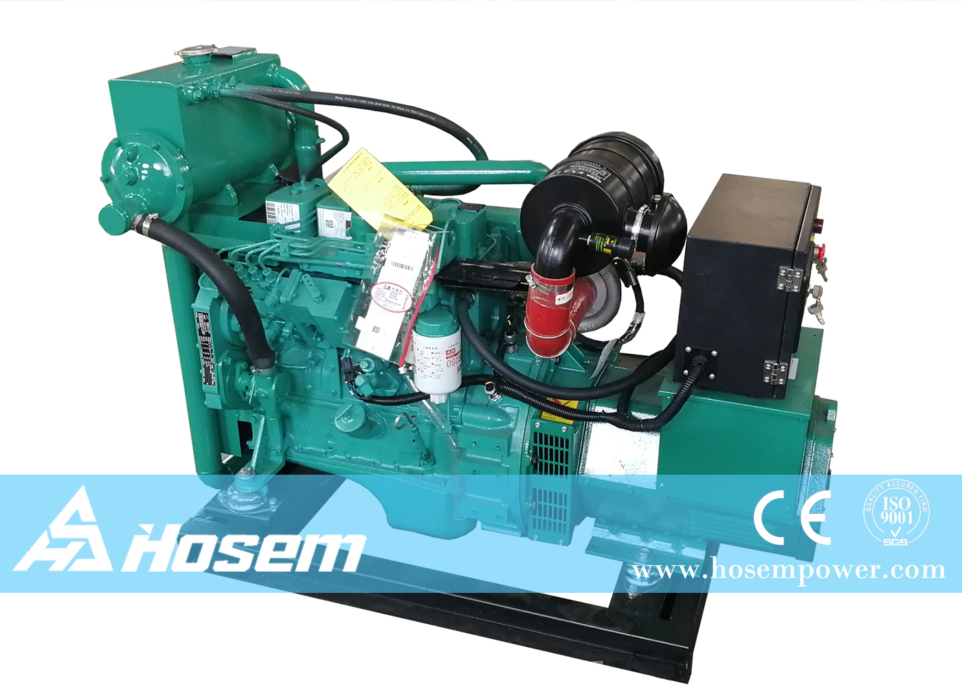 1800Rpm 4BTA3.9-GM65 60Hz Cummins Marine Generator, Cummins Marine, 30kW Cummins Marine