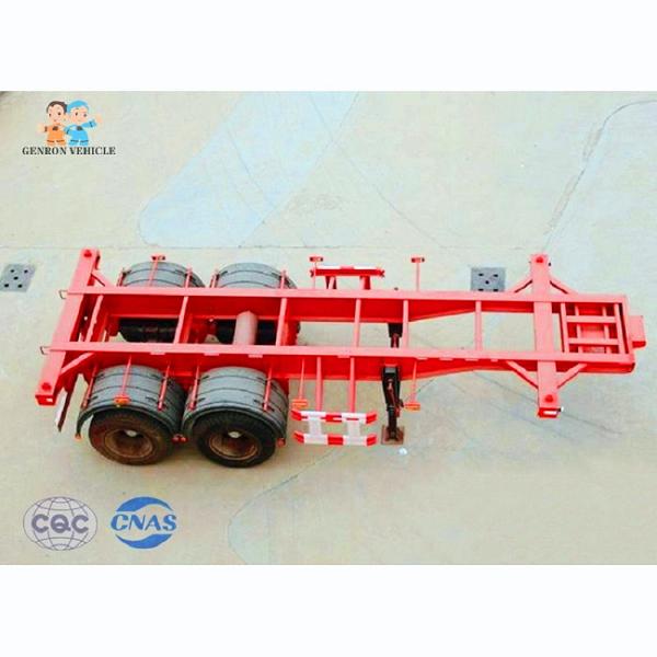 Quality 40ft Light Dead Weight Skeleton Reefer Container Semi Trailer for sale