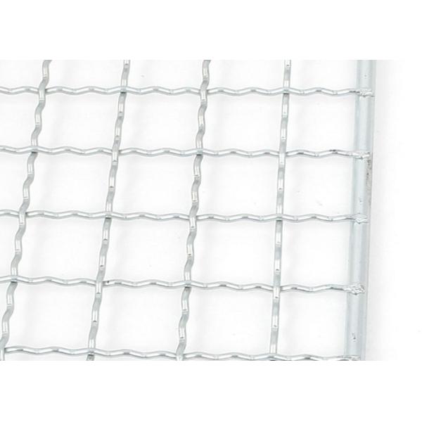 Quality 304 Intermediate Crimped Wire Mesh Galvanized For Barbecue Grill for sale