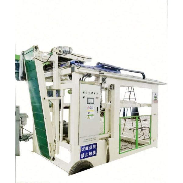 Quality Customizable and Automatic Feed Palletizer for Bagging Plant 4100mm*1600mm for sale