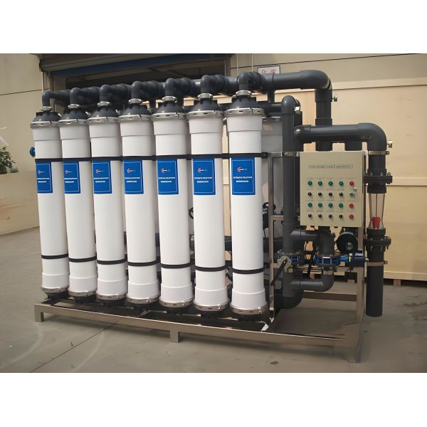 Quality 99.99% SS Removal Ultrafiltration Water System Backwashable SS304 / PVC Material for sale