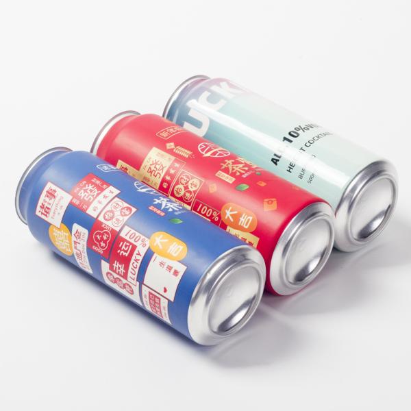 Quality 16.9oz Food Beverage Packaging Carbonated Drinks 500ml Aluminum Cans for sale