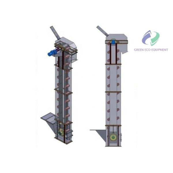 Quality Cement Plant Bulk Materials Belt Type Bucket Elevator Carbon Steel Material for sale