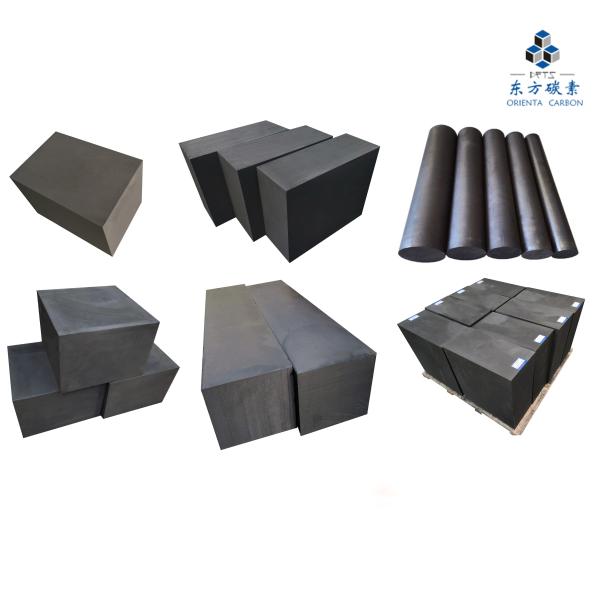 Quality EDM Industry Round Graphite Rods 8µm Grain Size Carbon Graphite Blocks for sale