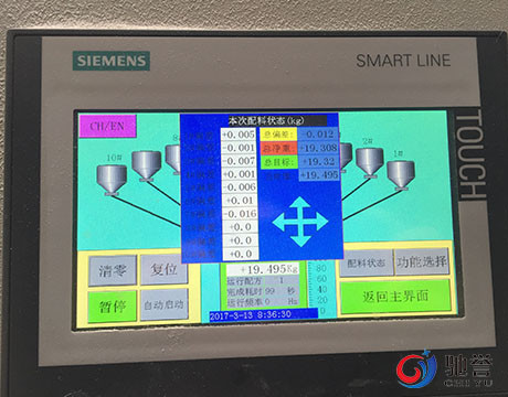 Quality PVC Additives Automatic Weighing Dosing Machine For Extruder Line Pneumatic for sale