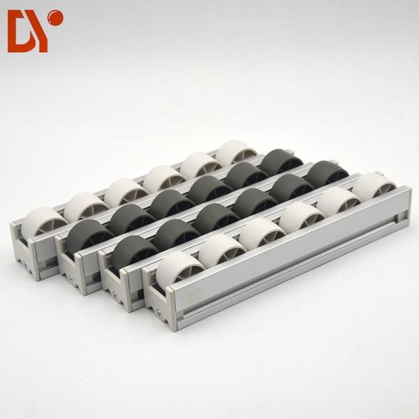 Quality Sliding Roller Track Fluent strip / Gravity Roller Track For Industrial Storage for sale