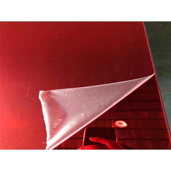 Quality Red Acrylic Mirror Sheet 6ft X 4ft Acrylic Splashback Panels Highly Reflective for sale