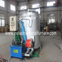 Quality 1400 Degree Industrial Metal Melting Furnace Copper Scraps Tilting Type Crucible for sale